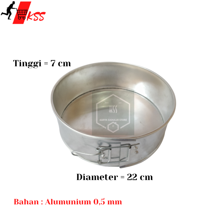 Loyang Bongkar Pasang 22 cm/Loyang Bolu Bongkar Pasang/Loyang Kue ...