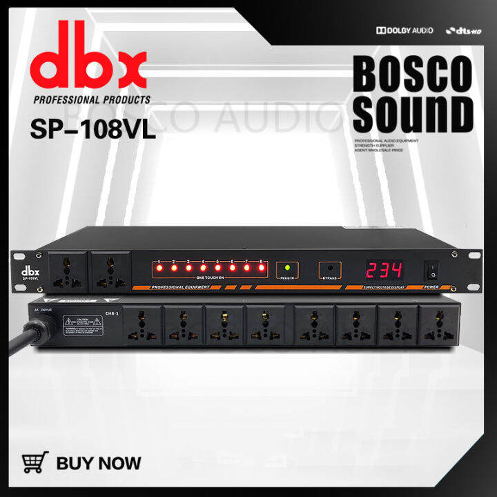 【BOSCO AUDIO】 DBX SP-108VL 10-outlet Rack Mount Power Sequence Controller Conditioner Surge ...