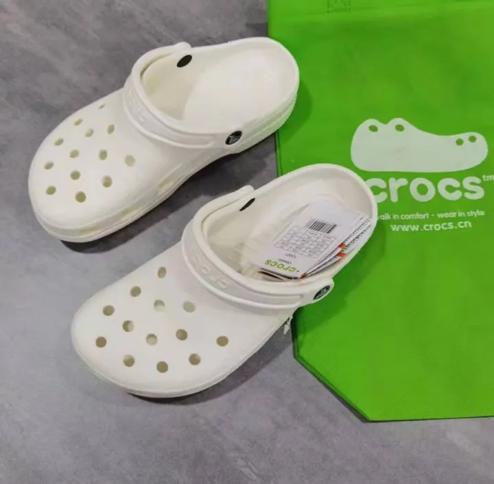 Crocs platform high-heeled sandals Thick bottom slippers for women#9001 ...