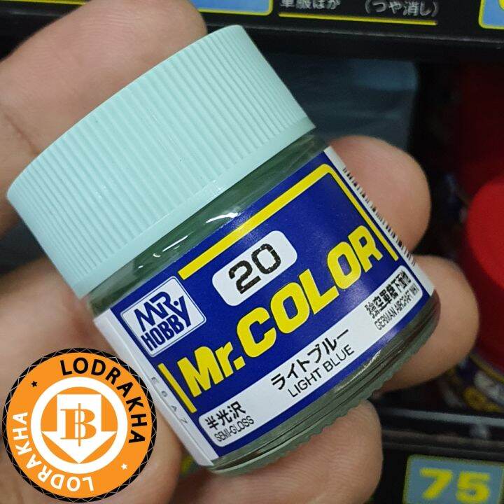 สีสูตรทินเนอร์ Mr.color C20 Light Blue Semi-Gloss 10ml | Lazada.co.th