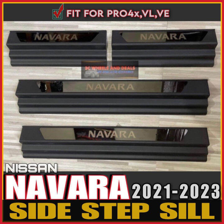 NISSAN NAVARA 2021-2024 SIDE STEPSILL (fit for VE,VL,EL,PRO4X) navara ...