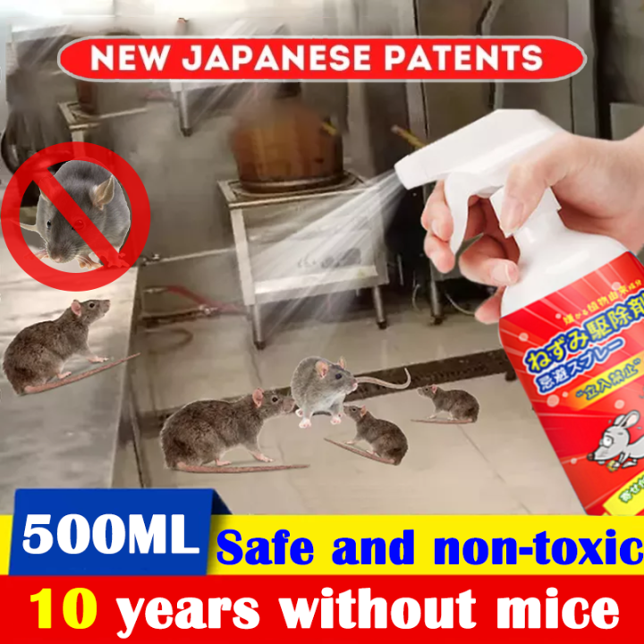 The mouse is gone Rat Repellent Spray 500ml Rat Repellent Spray Lizard ...