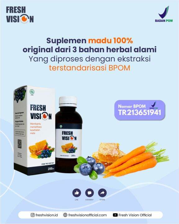 Fresh Vision - Obat Mata Katarak, Glukoma, Mata Merah, Bengkak, Minus ...