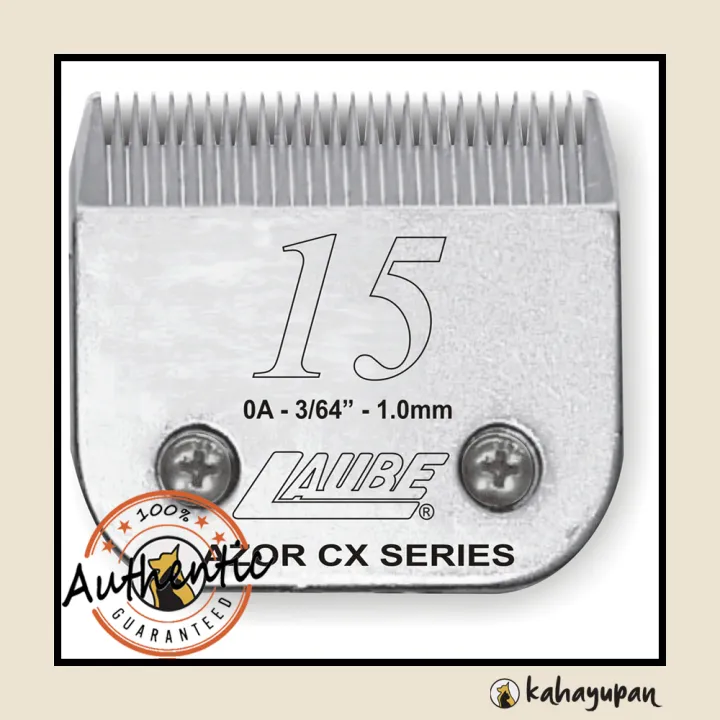Laube Number 15 Lazor CX Series Detachable Clipper Blade | Lazada PH