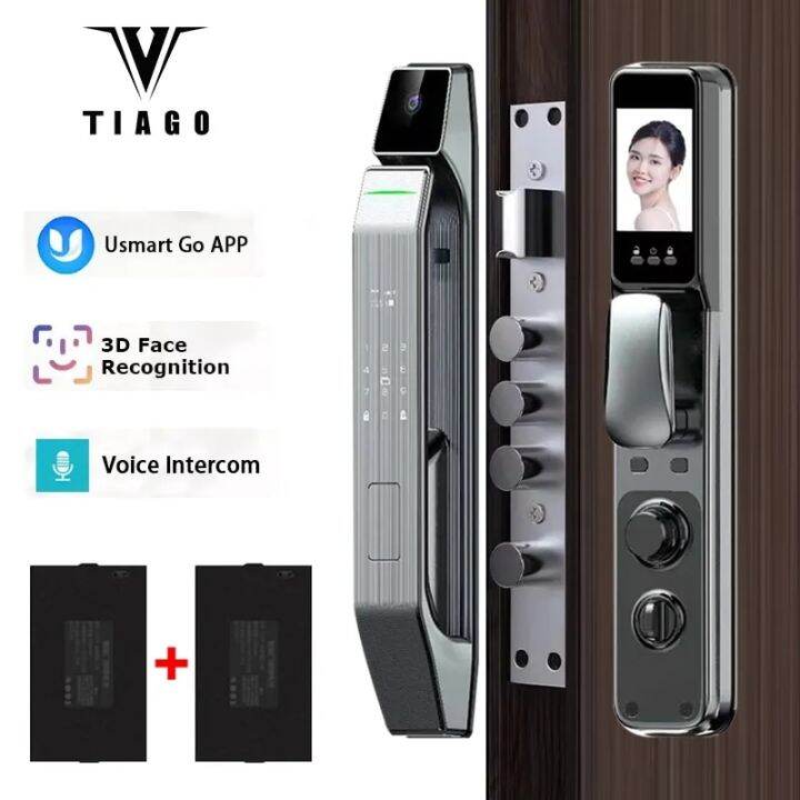 Magee WIFI application 3D facial recognition smart lock fingerprint ...