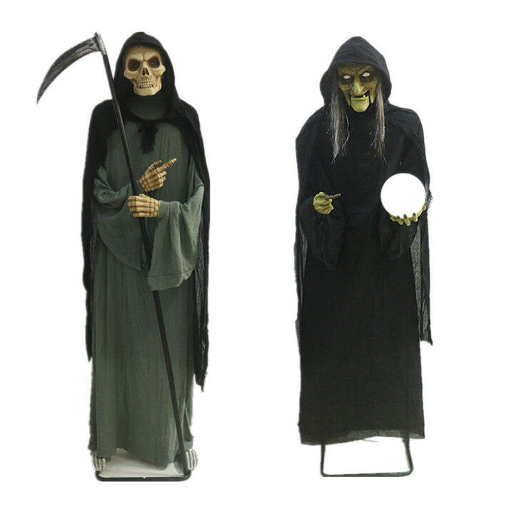 Decoration Life Size Animatronic Halloween Props Carnival Animatronic ...