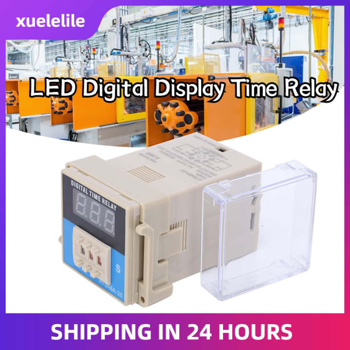 LED Digital Display Time Relay Adjustable Cycle Delay Range 0.1s-99.9s ATS48A-20 | Lazada PH