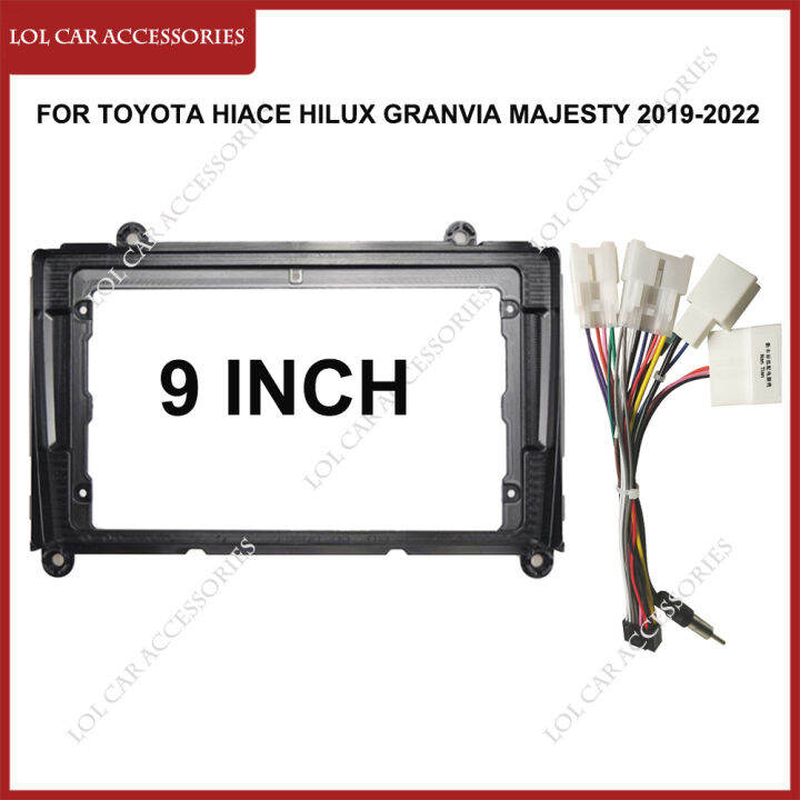 9 Inch For TOYOTA Hiace Hilux Granvia Majesty Car Radio Android MP5 ...