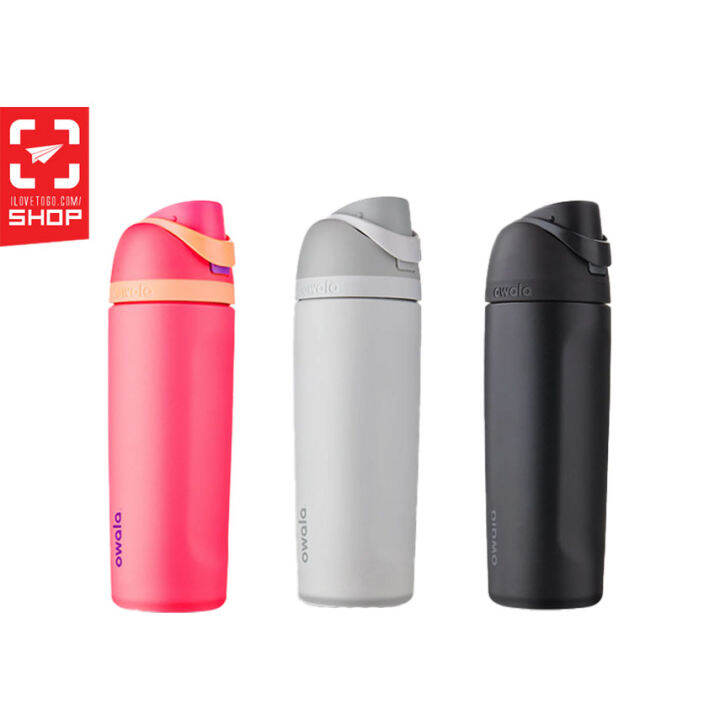 ilovetogo ขวดน้ำเก็บอุณหภูมิ Owala - FreeSip 19oz./562ml. รุ่น Stainless Steel | Lazada.co.th