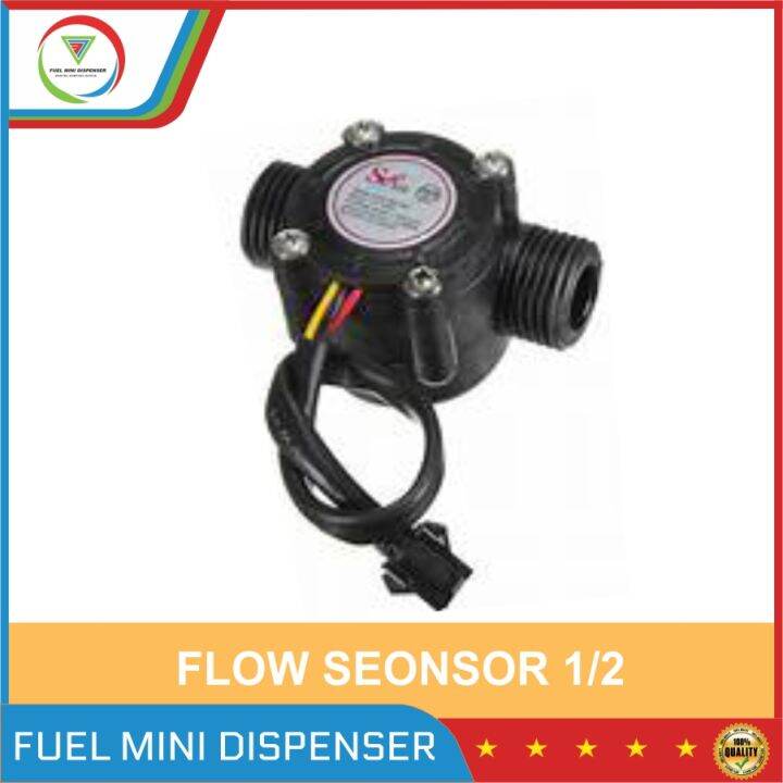Water Flow Sensor YF-S201 - Flow Sensor Pertamini Pom Mini Ukuran 1/2 ...