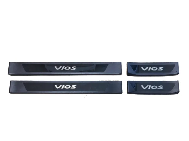 TOYOTA VIOS 2018+ DOOR STEP SILL PLANE BLACK | Lazada PH