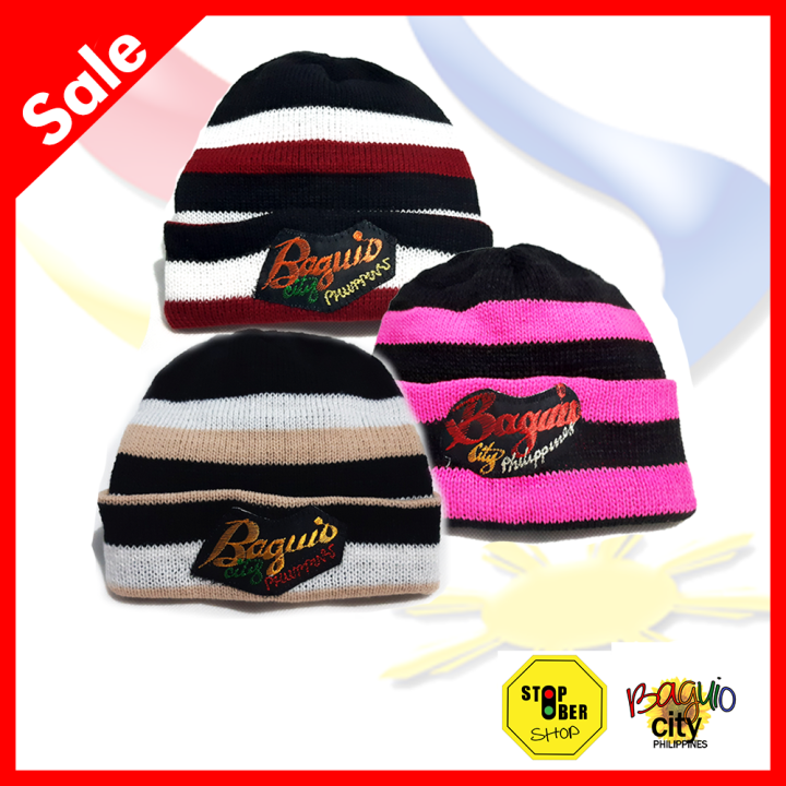 Bonnet stripe for adults and kids Makapal bonet baguio city | Benny ...