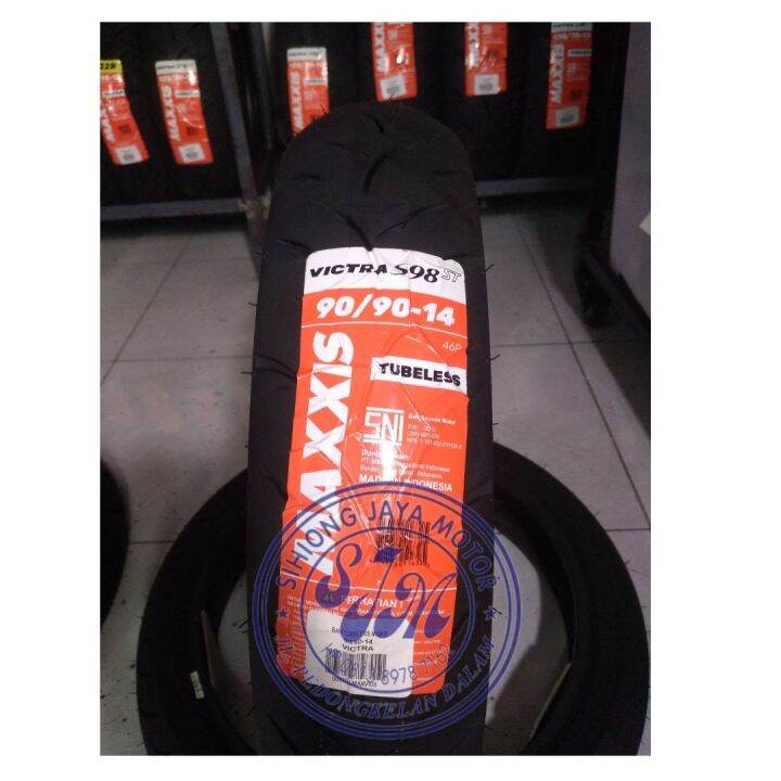 BAN TUBELESS MAXXIS 90/90-14 VICTRA | Lazada Indonesia