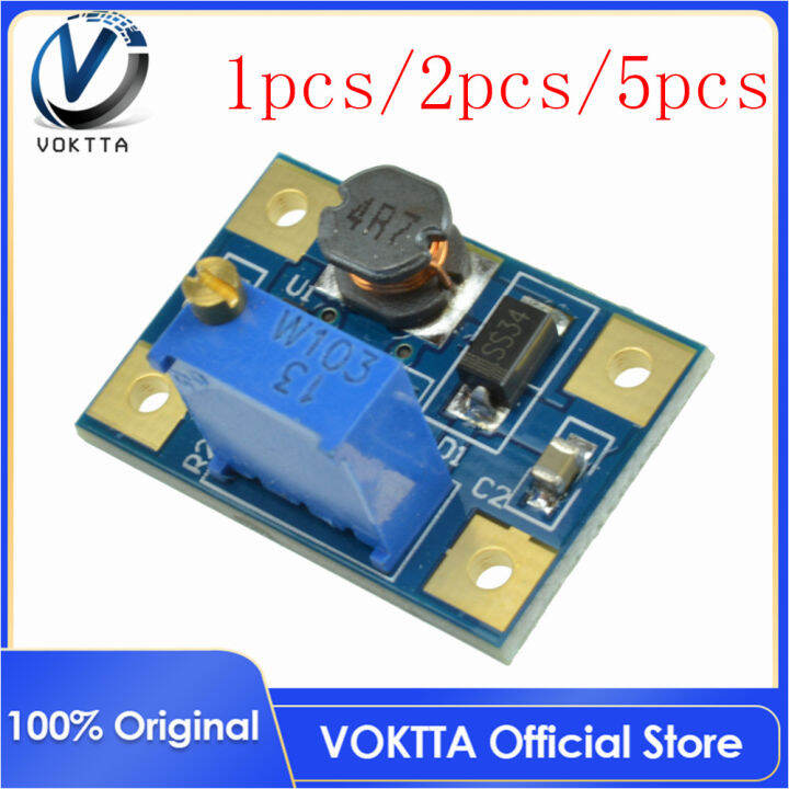 VOKTTA 1/2/5PCS SX1308 Adjustable Power Module DC-DC Step-up Converter ...