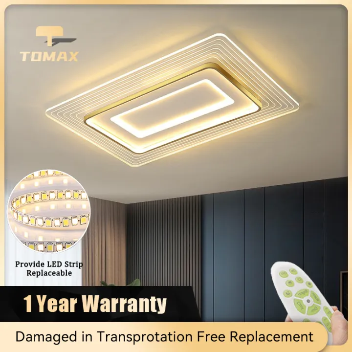 [Remote Dimming] TOMAX Led Ceiling Light 2021 New Striped Acrylic ...