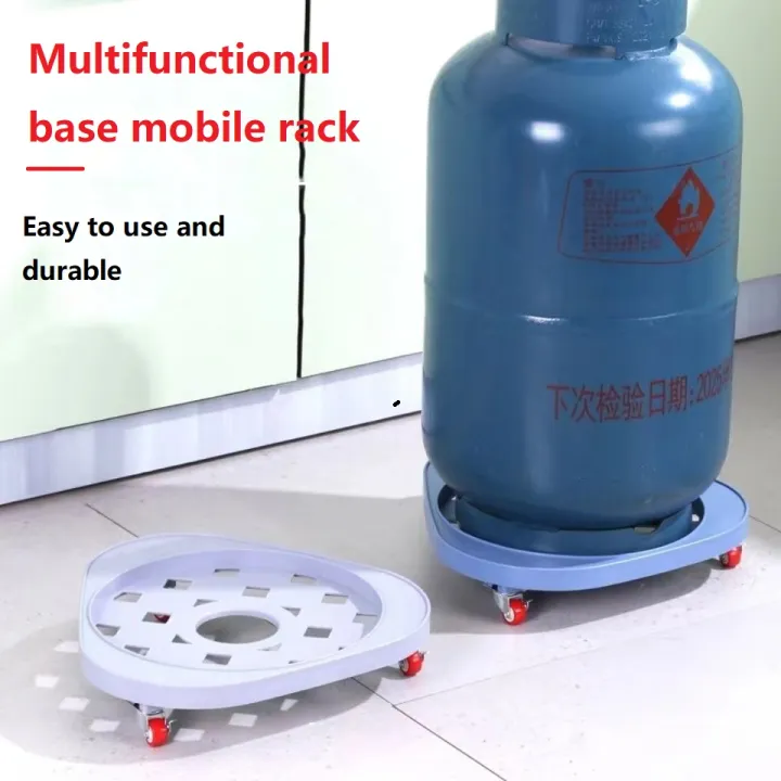 Heavy Rubber Wheel Stopper Multifunctional Pulley Loader Trolley ...