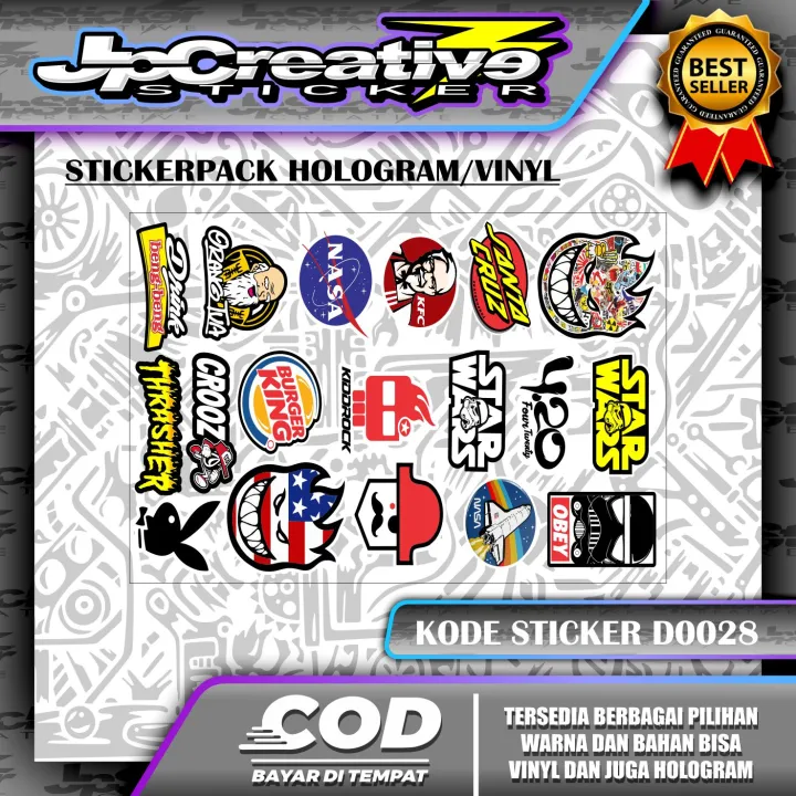 STICKER PACK LOGO TERNAMA VIRAL MURAH | Lazada Indonesia