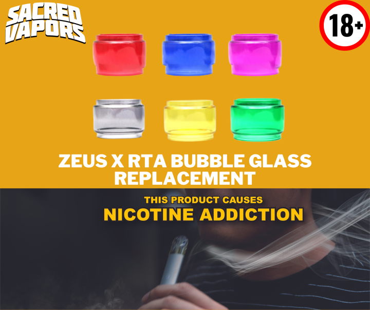 ZEUS X RTA COLORED BUBBLE GLASS REPLACEMENT | Lazada PH