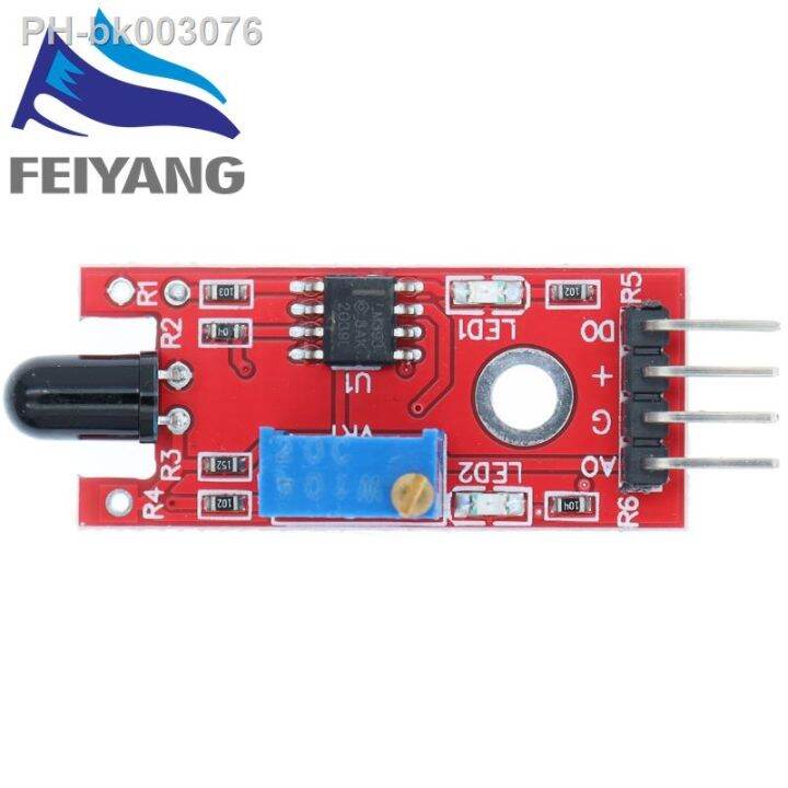 New 4pin Ky 026 Flame Sensor Module Ir Sensor Detector Module