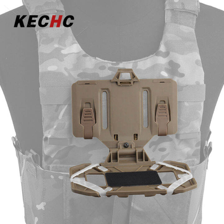 KECHc WoSporT Tactical Vest Phone Holder Foldable Cell Phone Board ...