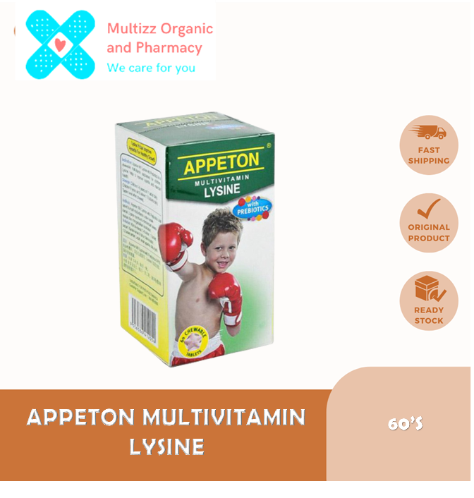 APPETON MULTIVITAMIN LYSINE 60'S | Lazada