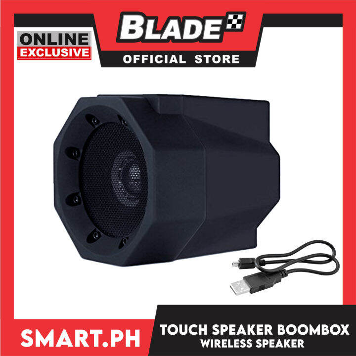 Gifts Touch Wireless Speaker Boombax Mega Sound Boost (Black) No Cables ...