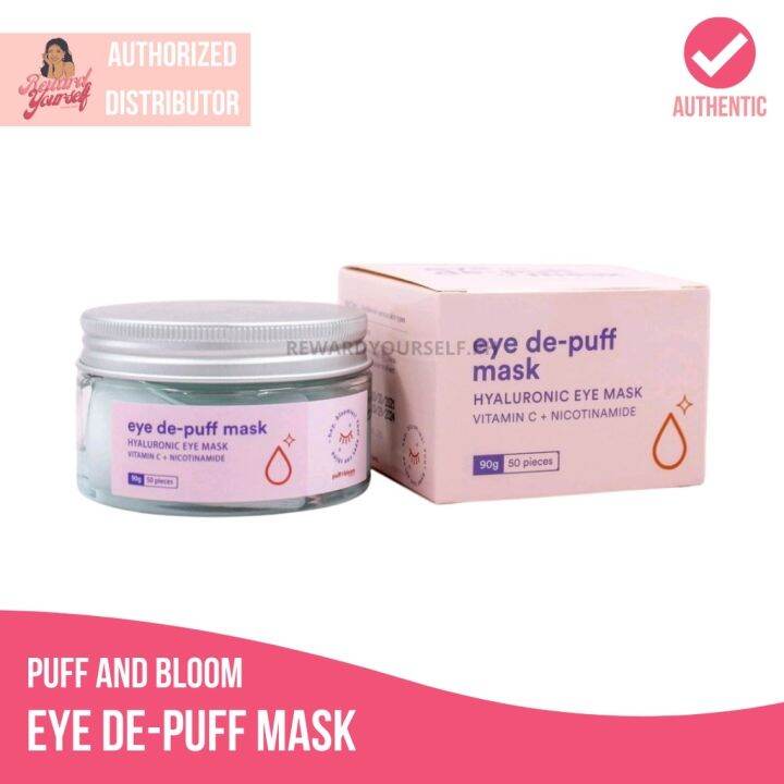 【New product】 Puff Bloom Eye De-Puff Mask Hyaluronic Eye Mask Vitamin C ...