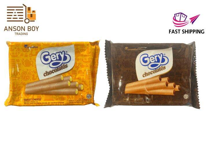 [READY STOCK] INDONESIA GERY MINI CHOCOLATOS WAFER ROLL 1Pack(30gram ...