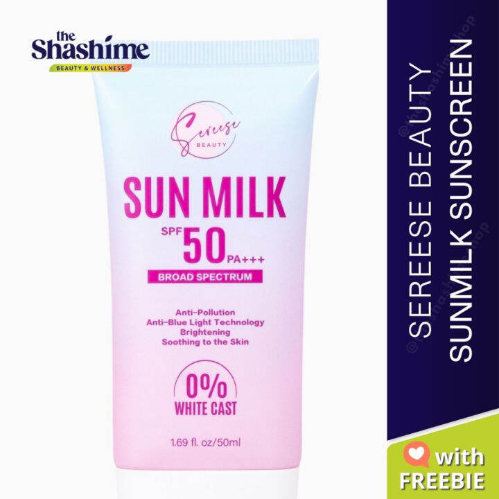 Sereese Beauty Sun Milk Sunscreen SPF 50 PA+++ Broad Spectrum 50ml ...
