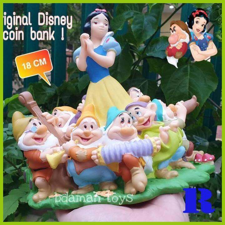 [DMT] Figure Celengan coin Dekorasi Snow White Seven Dwarfs Original ...