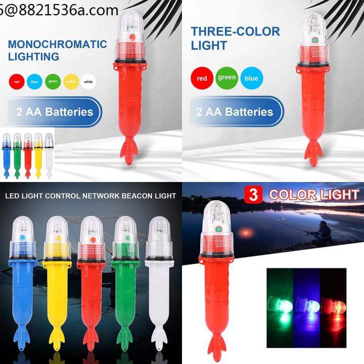 Cable safety device Marine Waterproof Torpedo Blinker Fishing Light ...
