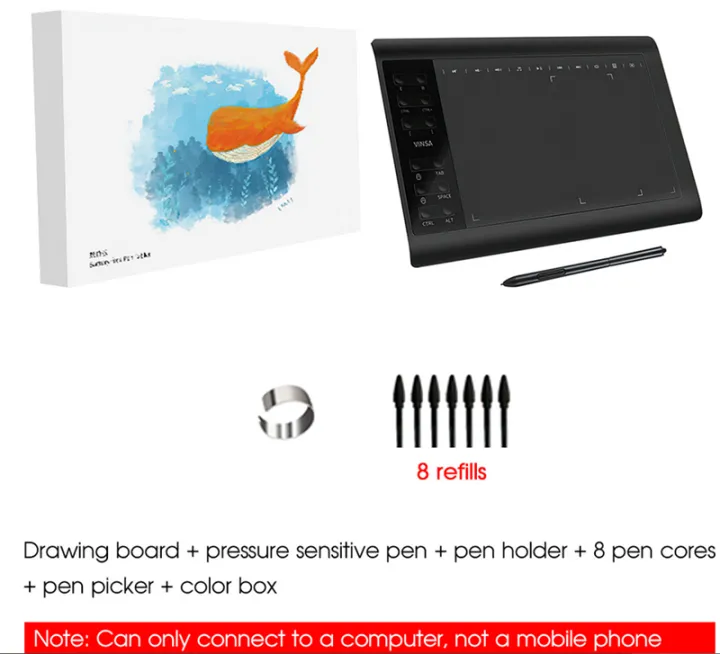 Ready Stock Digital Graphics Drawing Tablets 8192 Level Android Windows ...