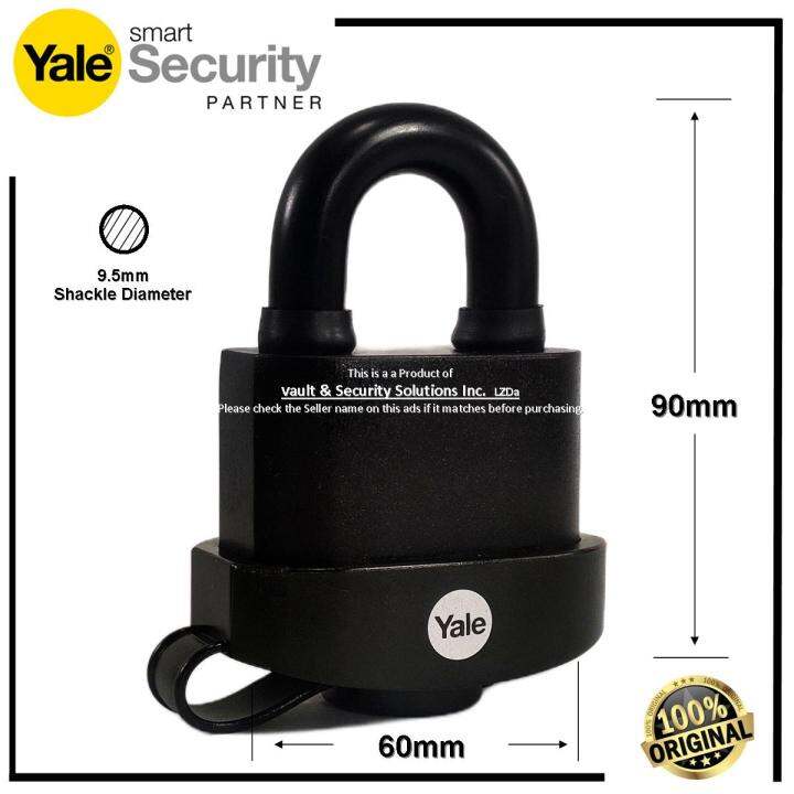 Yale Y220B/61mm Waterproof Padlock EXPOSED PADLOCK IP65 Padlock Anti ...
