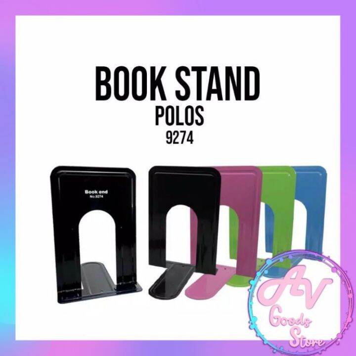 book stand / book end / pembatas buku / sandaran buku / book stand besi ...