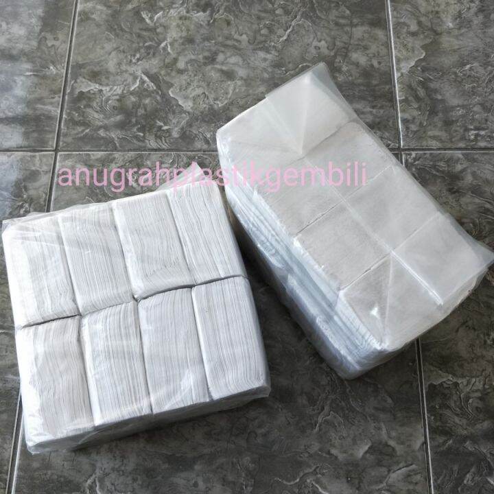 Tissue Meja Refil/ tissue pop up napkin no merk isi 8 | Lazada Indonesia