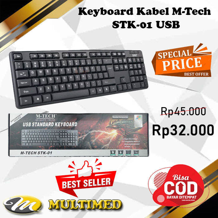PROMO Keyboard Kabel USB M-Tech STK 01 | Lazada Indonesia