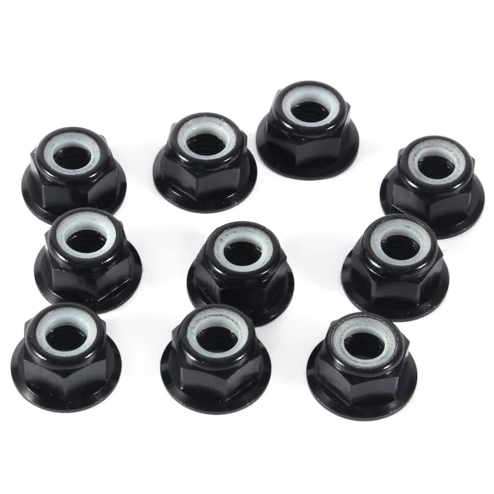 Self-locking nuts of 10 pieces ， Lock nuts with nylon insert ， Self ...