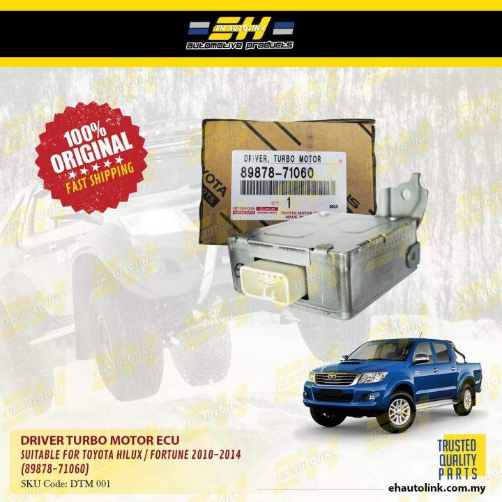 DRIVER TURBO MOTOR TOYOTA HILUX VIGO FORTUNER 2010-2014 -ORIGINAL NEW ...