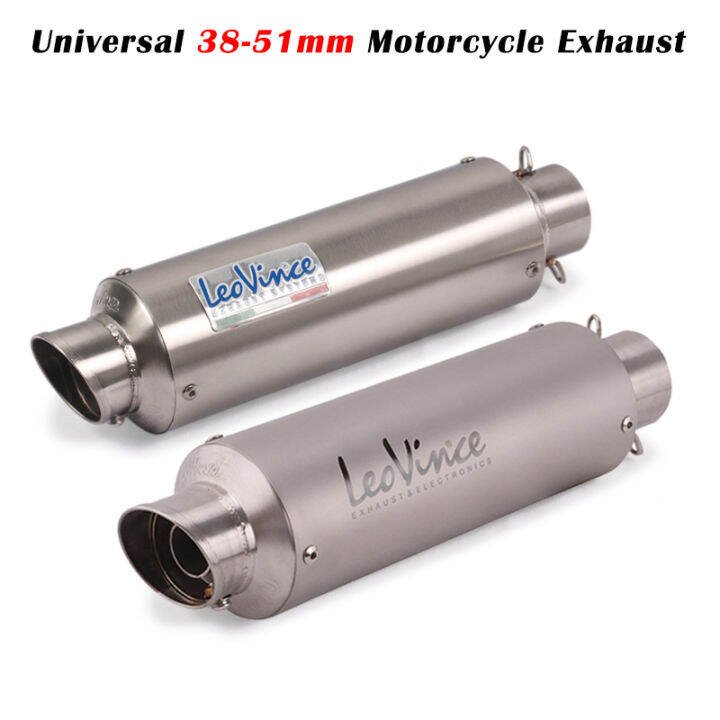 E-Mark Universal 51mm Motorcycle Leo Vince Exhaust Scooter Modify ...
