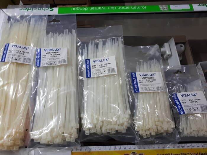 Tali Ripet / Kabel ties / Cable tie Visalux 150x3.6mm / 15CM | Lazada ...