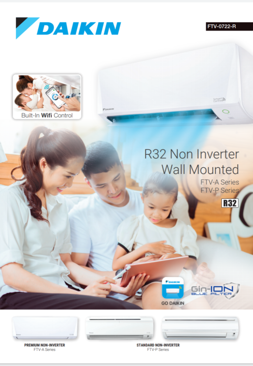 DAIKIN WALL MOUNTED NON INVERTER 1.5HP | Lazada