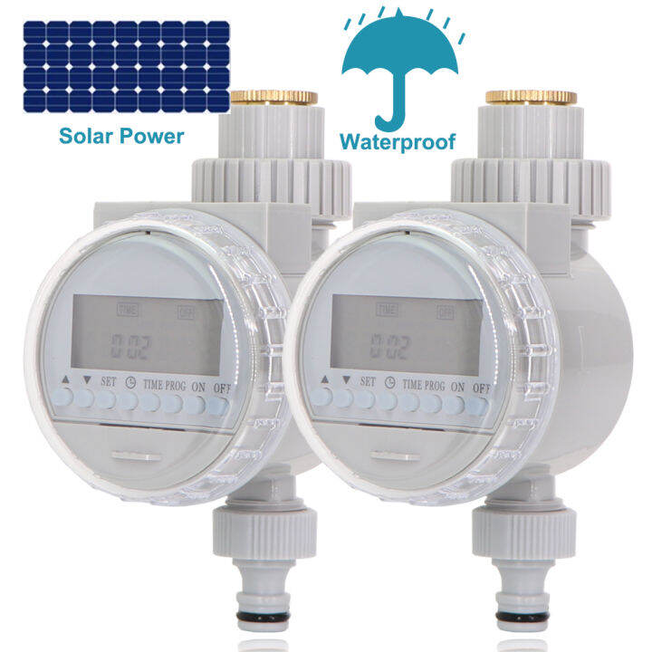 Popular Solar Power Water Timer Garden Irrigation Solenoid Valve ...