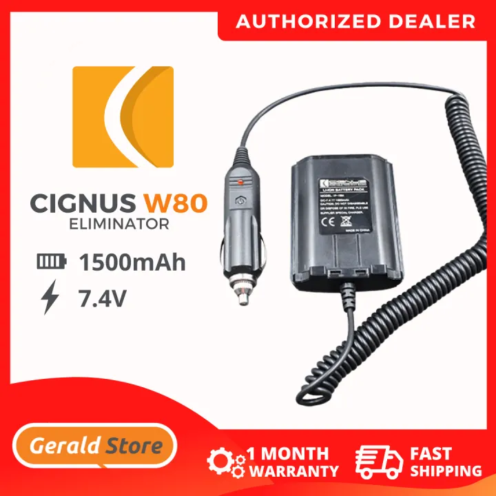 Cignus W80 Car Charger Eliminator Battery Eliminator | Lazada PH