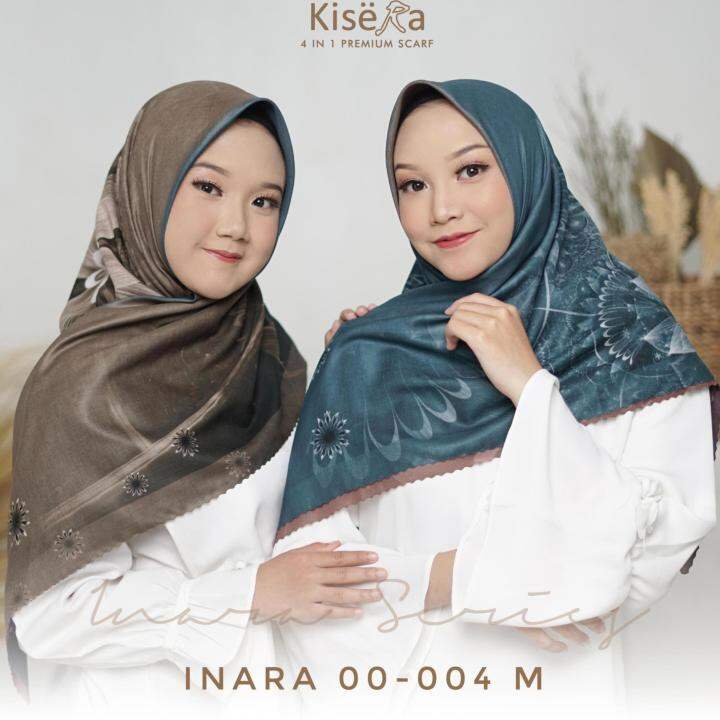 Kerudung Hijab 4 Warna 1 Motif Artificial Texture, Jilbab Praktis ...