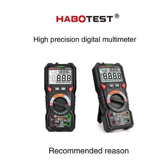 🐸🐸โปรจัดเต็ม... พร้อมส่งในกรุงเทพHABOTEST HT118A มัลติมิเตอร์ เครื่อง ...