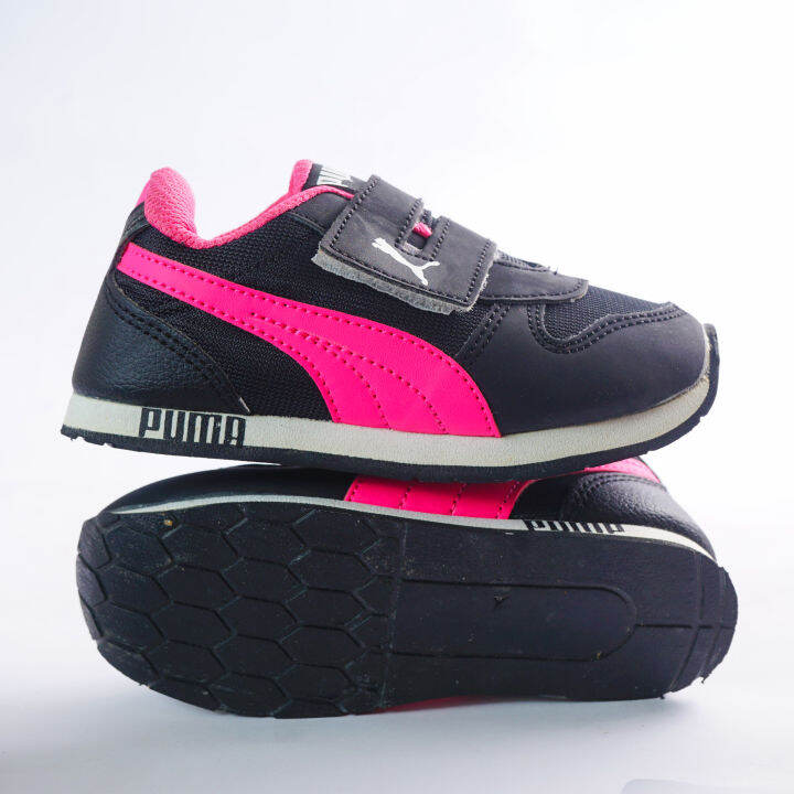 Sepatu anak sekolah perempuan premium quality PAUD TK SD Hitam pink ...