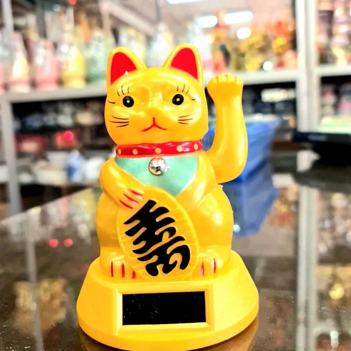 แมว แมวกวัก แมวนำโชค แมวเรียกทรัพย์แมวจีนแมวญี่ปุ่น แมวพลังงานแสง ...