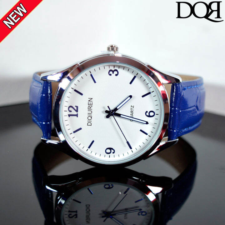 Di Qiu Ren Leather Strap Unisex Luxury Wrist Quartz Watch DQR4 ...