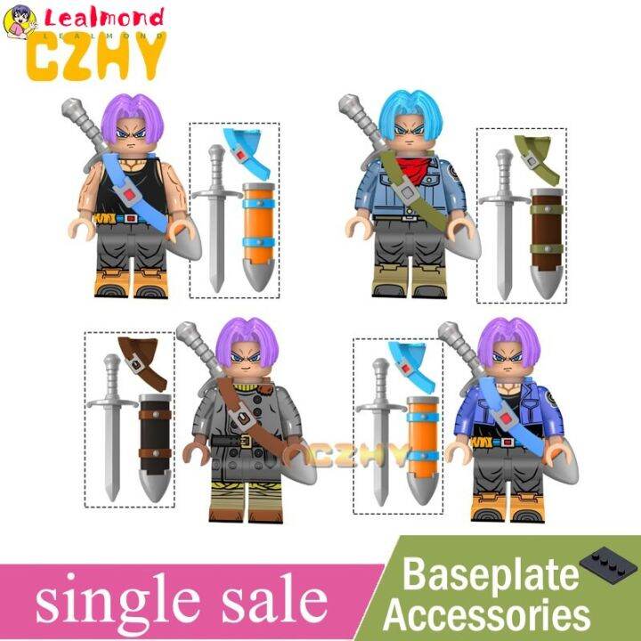 LEAL Dragon Ball Z Lego Minifigures Trunks Building Blocks Toys for ...