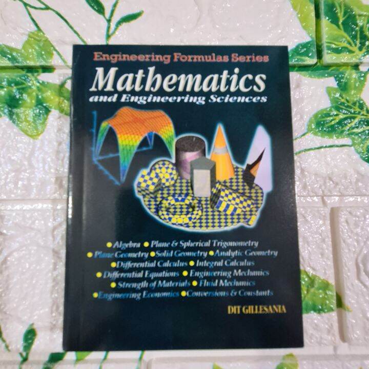 Engineering Formulas Series Mathematics and Engineering Science By: DIT ...